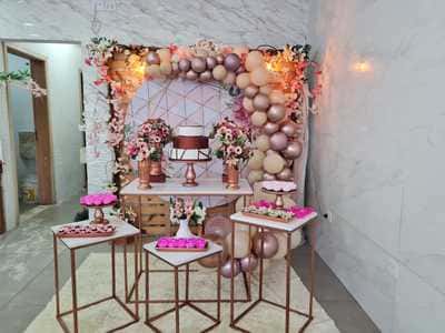 Aluguel Mini Table Rose Gold Casamento - Universo Decorado